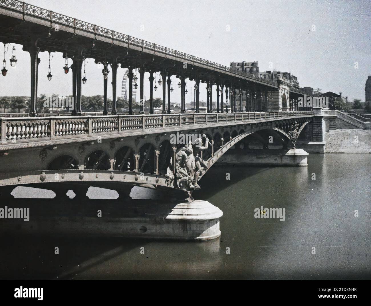 Paris (16th arrondissement), France The Passy Bridge, now the Bir ...