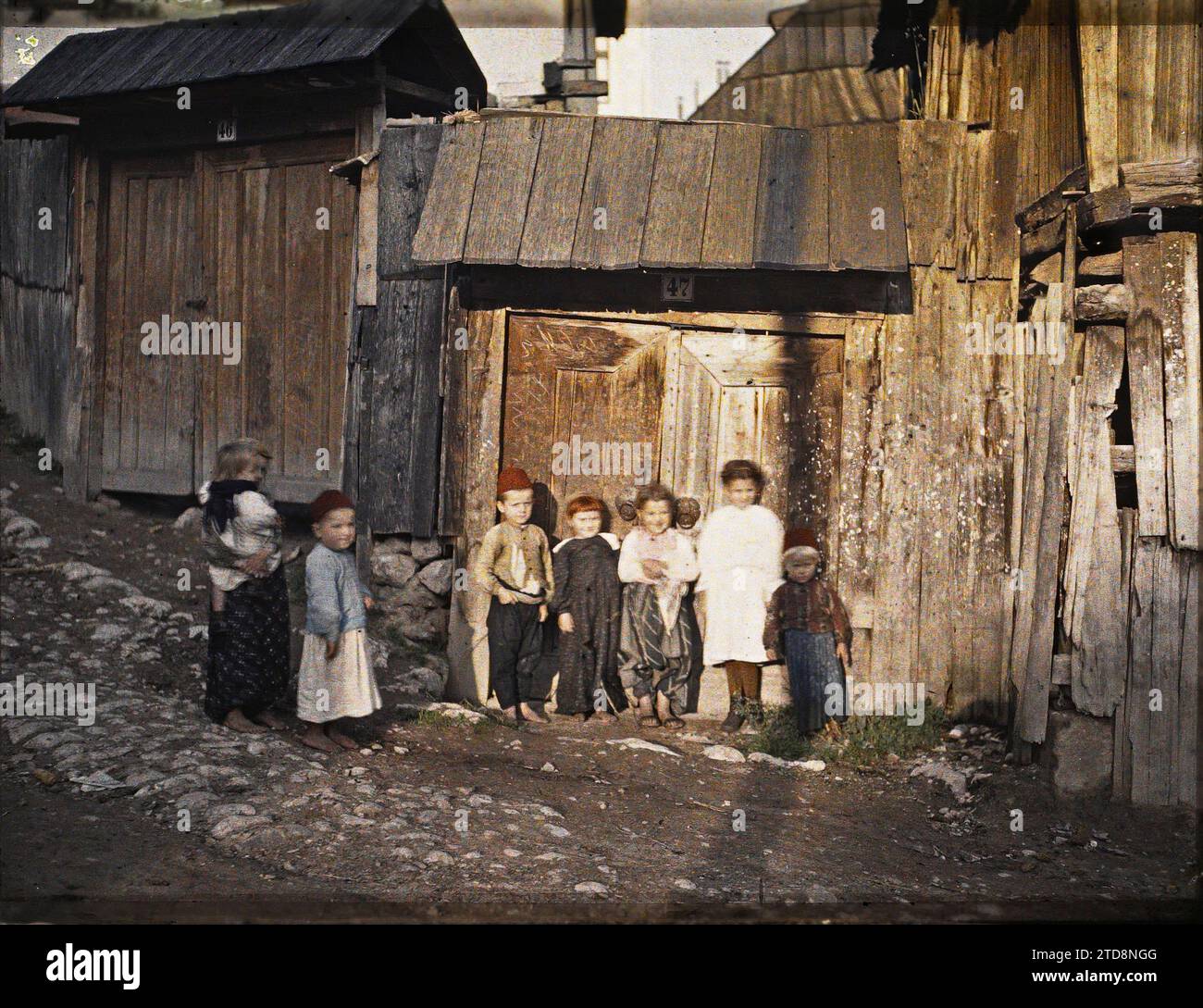 Group of children dressed in white hi-res stock photography and images ...