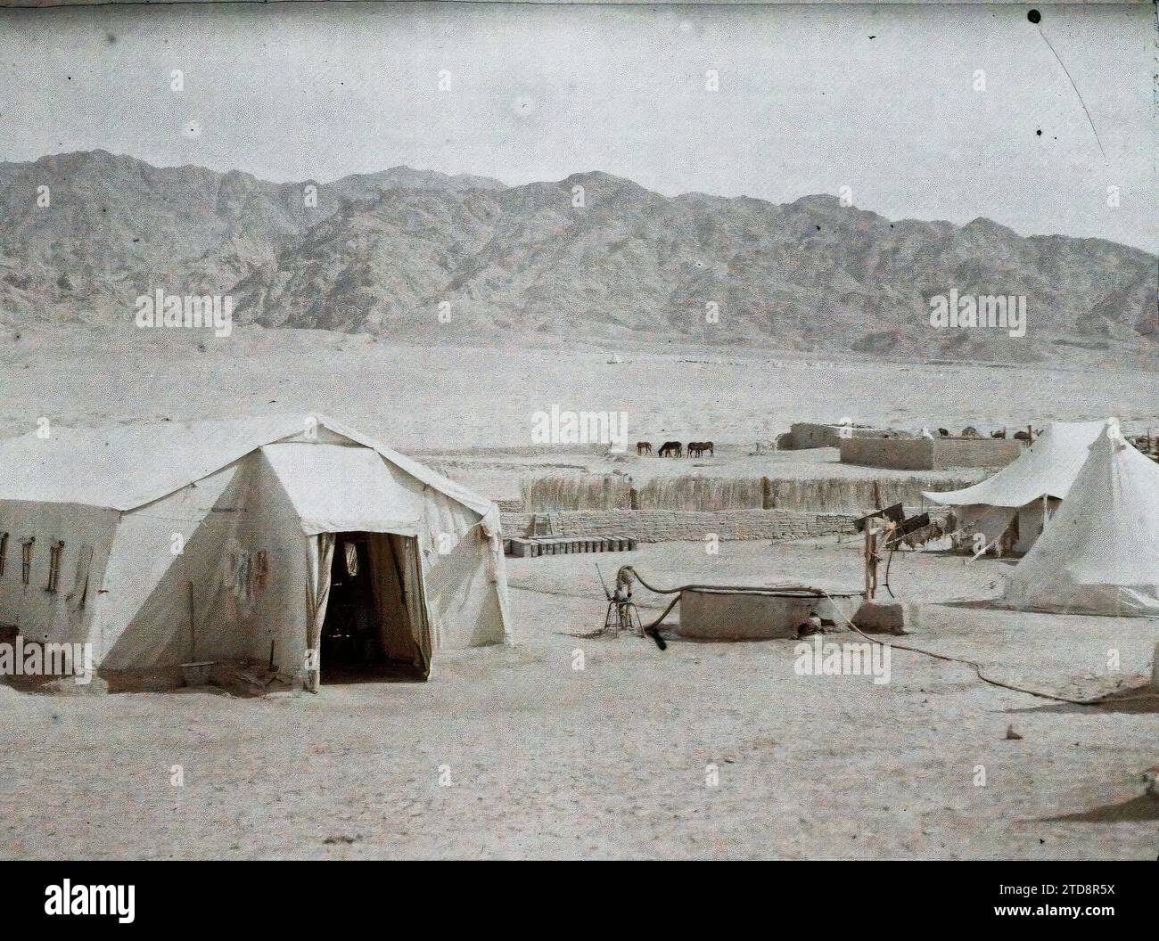 Aqaba, Arabia (current Jordan) The French camp, International relations ...