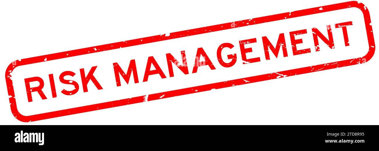 Grunge red risk management word square rubber seal stamp on white background Stock Vector Image ...