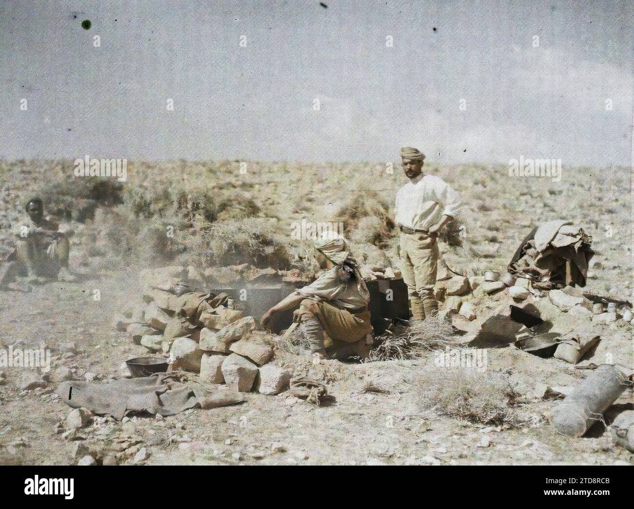 Maan french encampment hi-res stock photography and images - Alamy