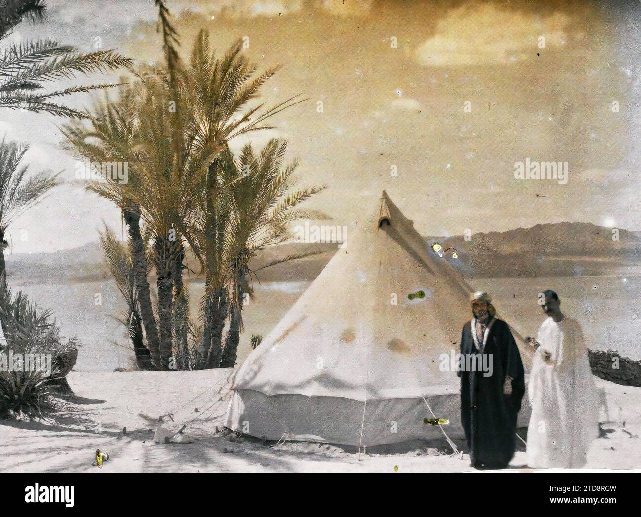 Aqaba, Arabia (present-day Jordan) Camp of the Arab forces of the ...