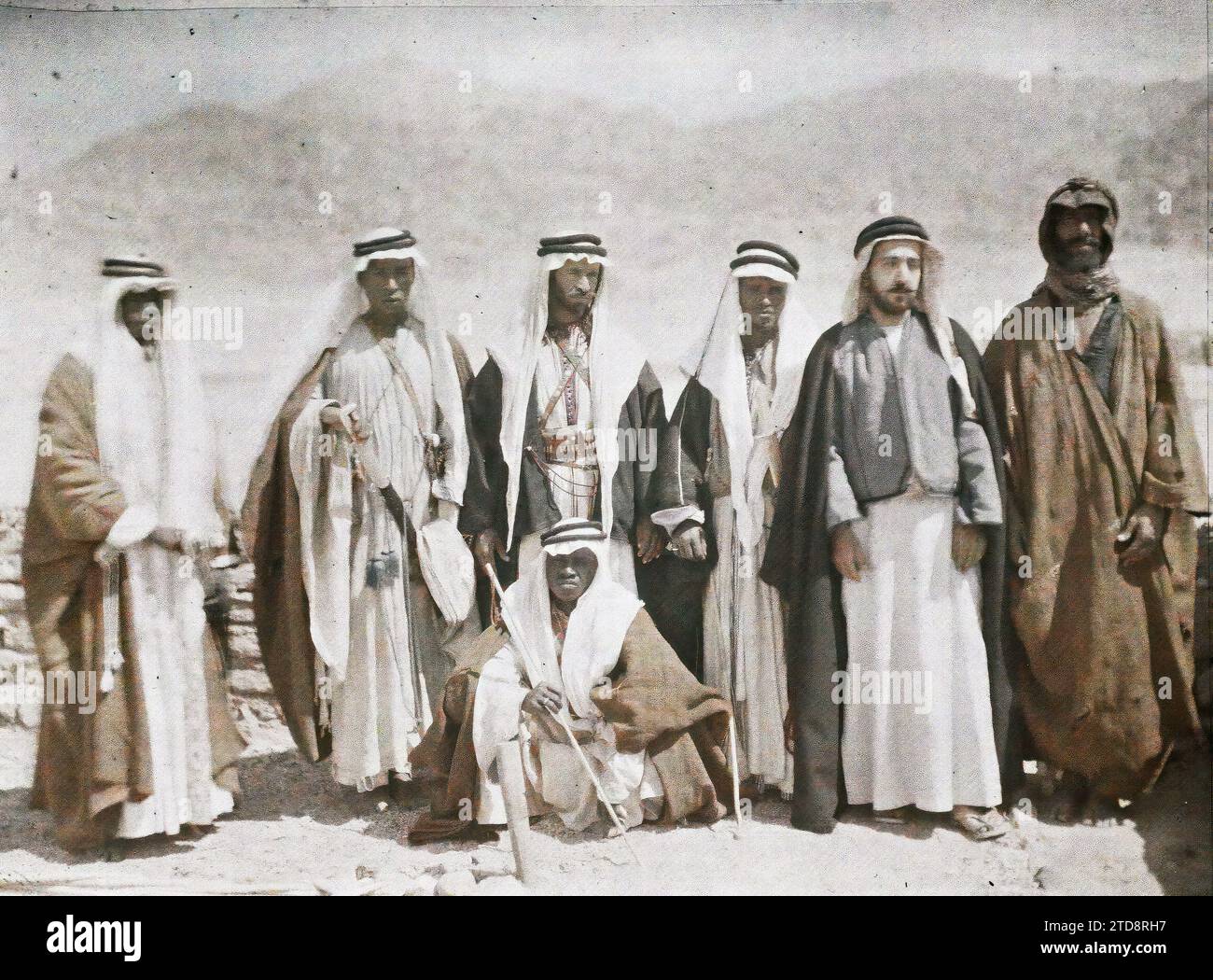 Aqaba, Arabia (present-day Jordan) Sheikh Zaal of the Huwaytat tribe ...