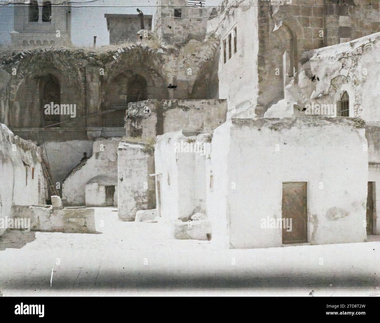 Jerusalem, Israel, Palestine Residences of the Abyssinian monks ...