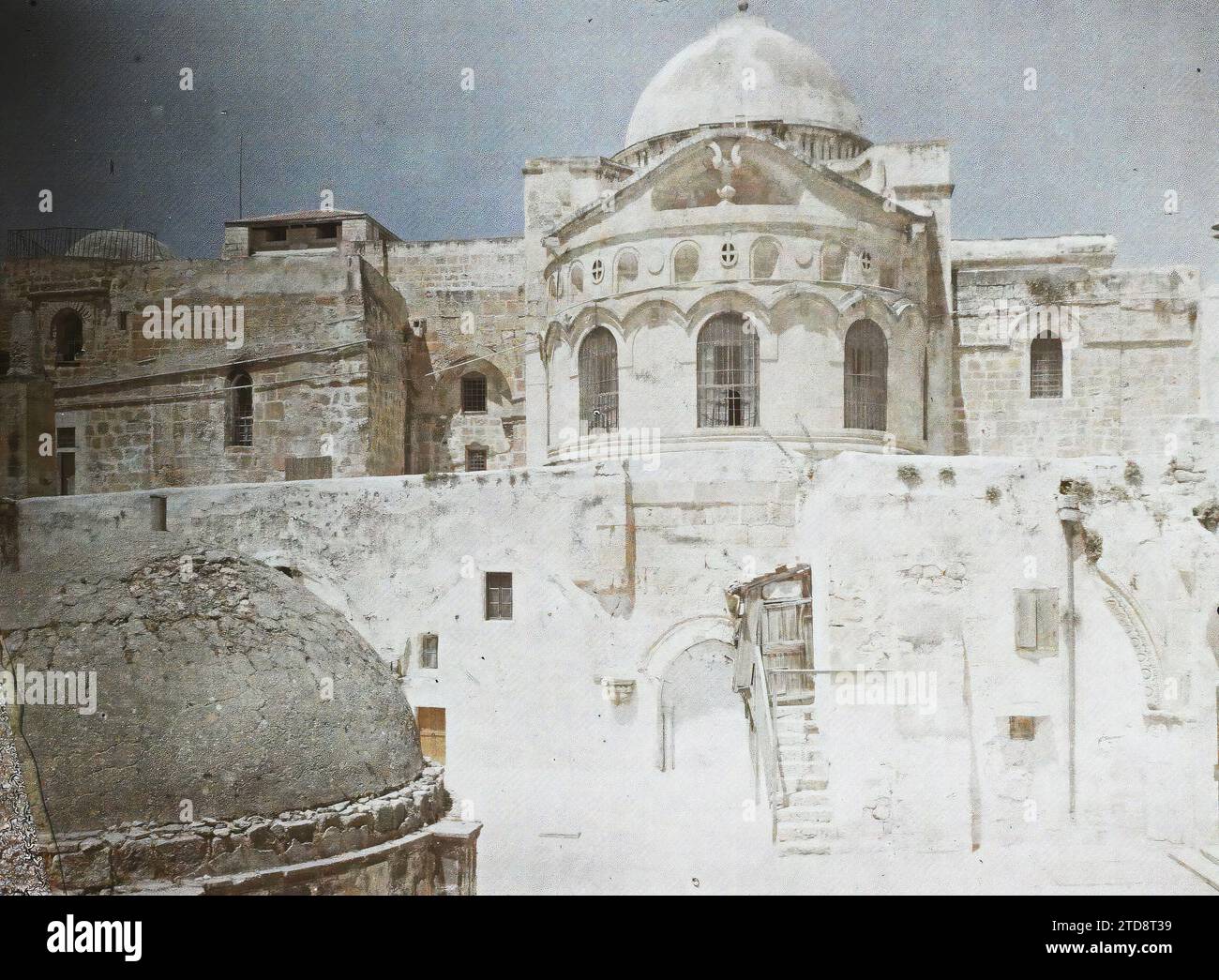 Jerusalem, Israel, Palestine Eastern facade of the Holy Sepulcher ...