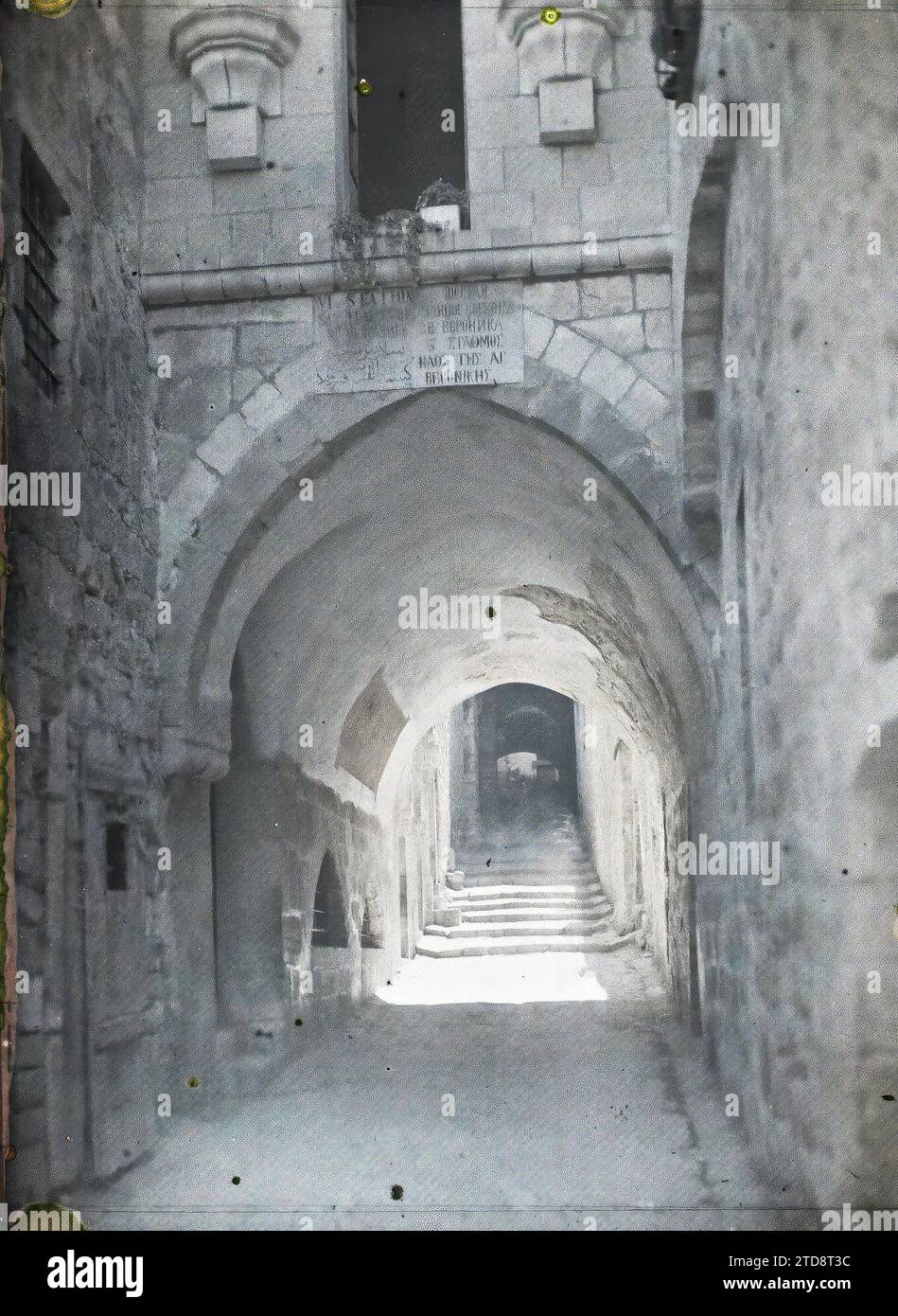 Jerusalem, Israel, Palestine The sixth station of the Via Dolorosa ...