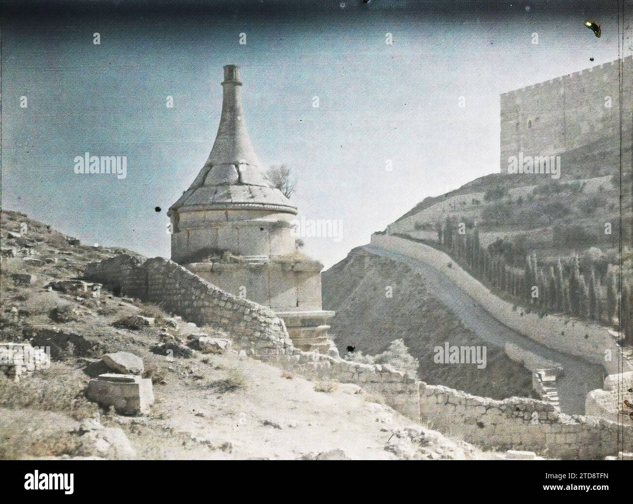 East of Jerusalem, Israel, Palestine Tomb known as Absalon (Yav ...