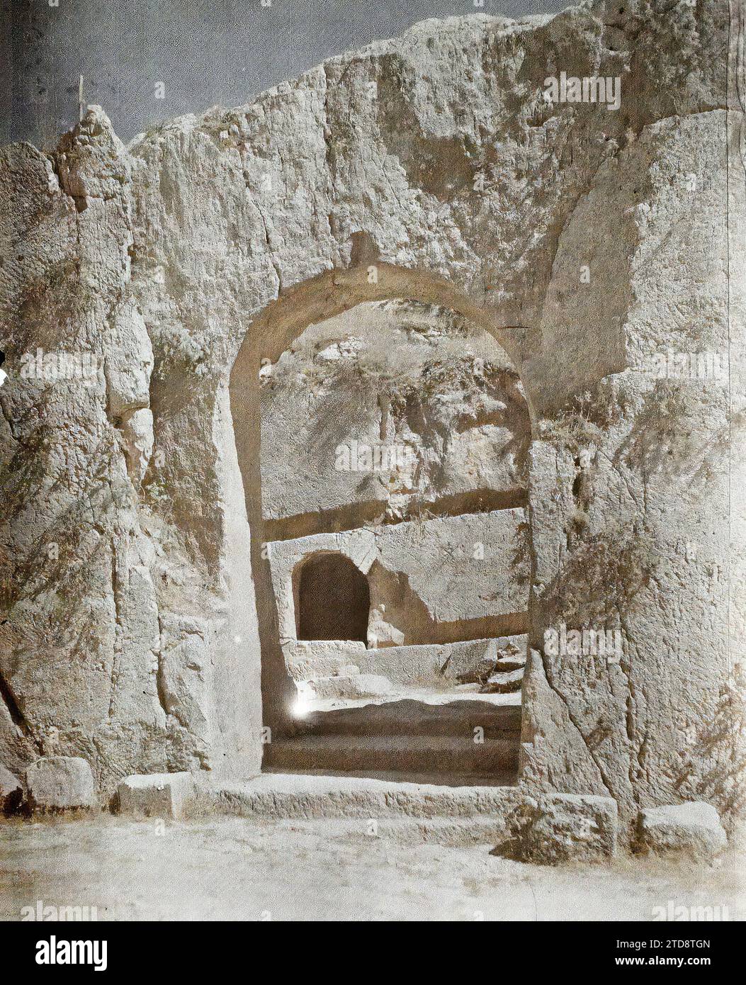Jerusalem, Israel, Palestine Door leading to the Tomb of the Kings ...