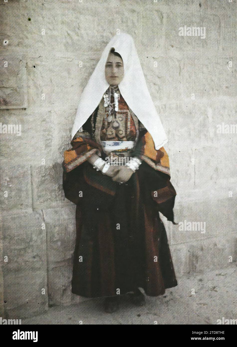 Bethlehem, Palestine BethlehemChristian woman in costume, Human beings ...