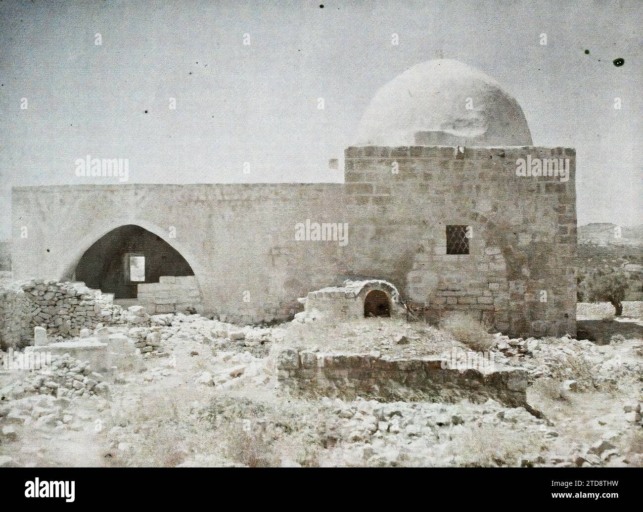Surroundings of Bethlehem, Palestine Rachel's tomb, Religion, Habitat ...