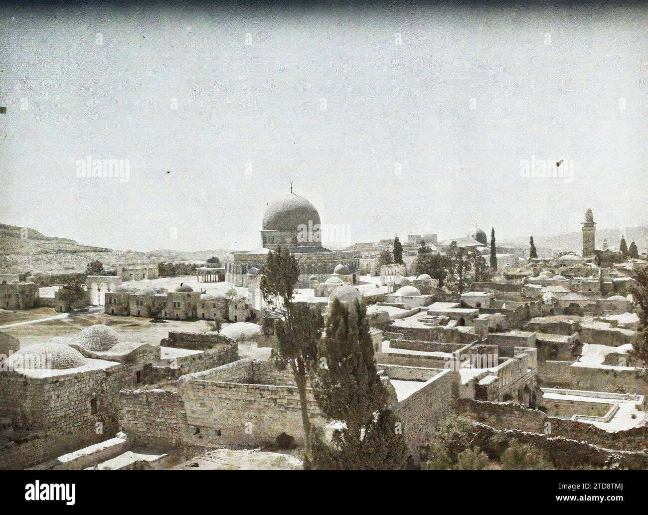 Jerusalem, Israel, Palestine View of Haram Es Sherif, Religion, Habitat ...