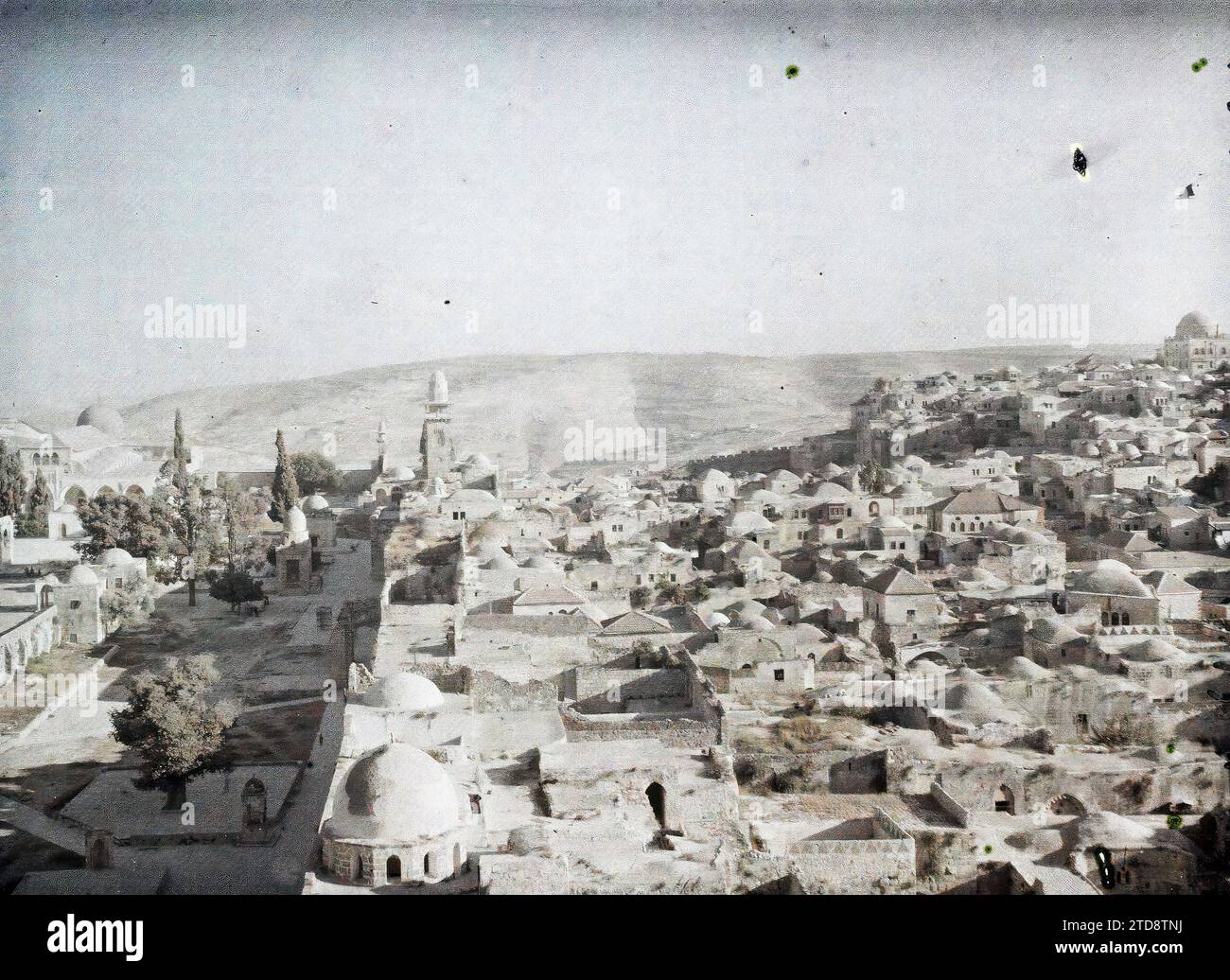 Jerusalem, Israel, Palestine Partial view of Haram El Sherif, Religion ...