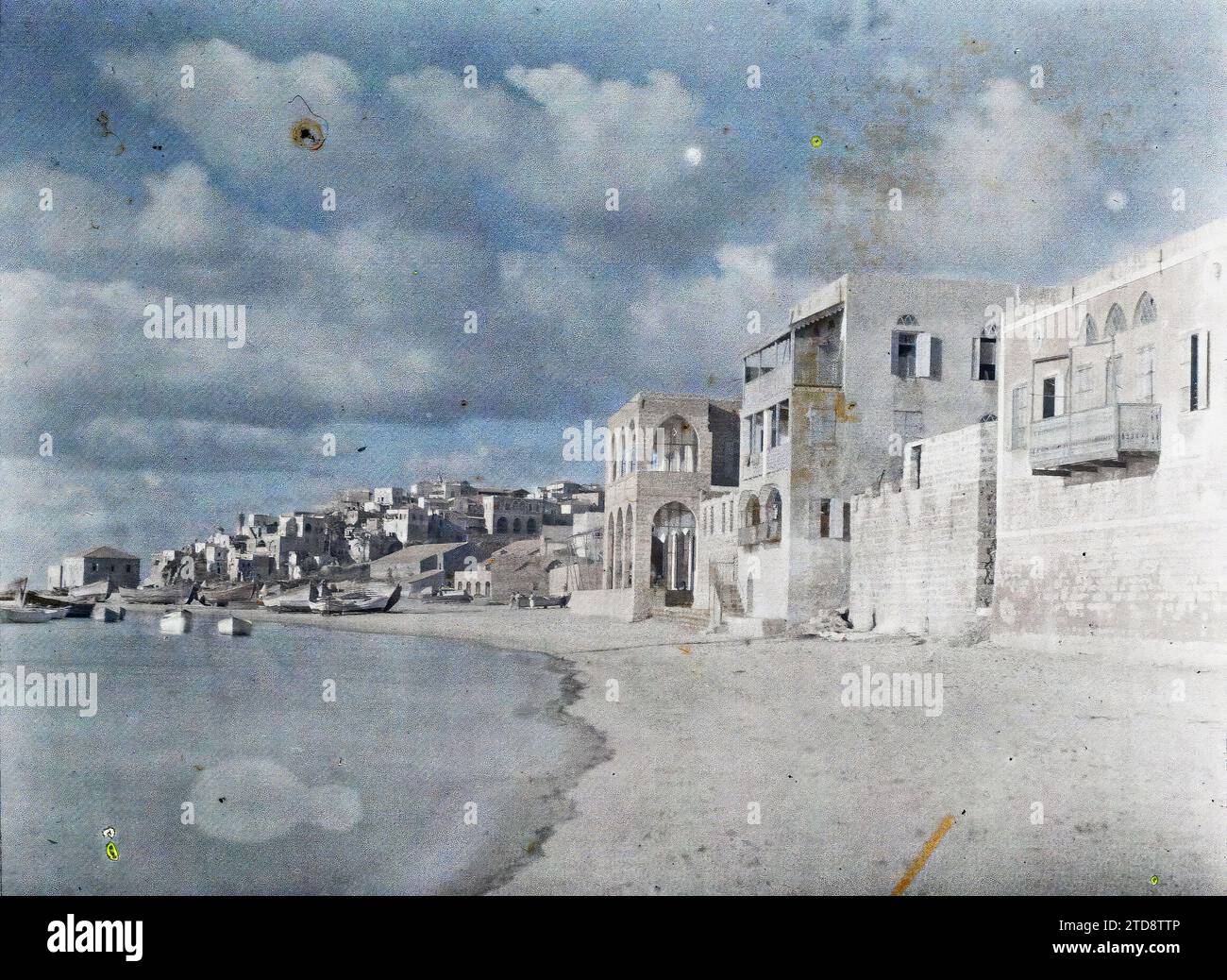 Jaffa, Palestine View of the city from the seaside, Transport, Habitat ...