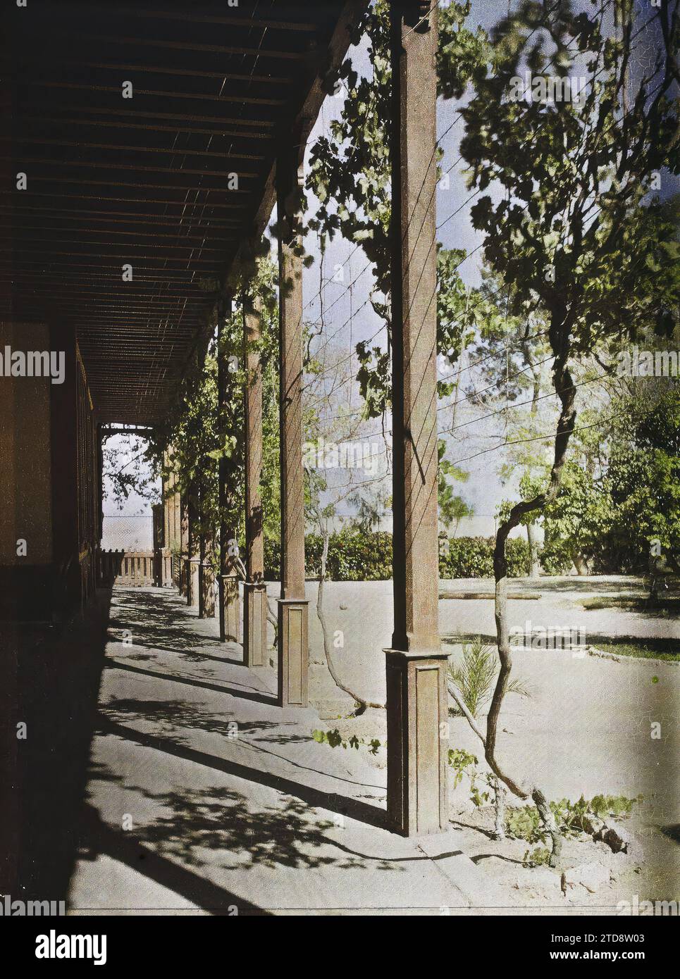 Ismailia, Egypt, Africa Gallery of the Saint Vincent-de-Paul hospital ...