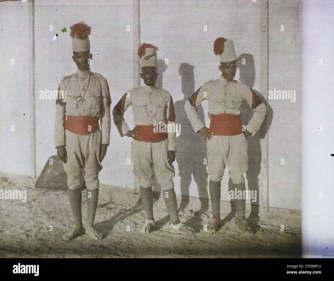 Port Said, Egypt, Africa Three Eritrean soldiers members of the Italian ...