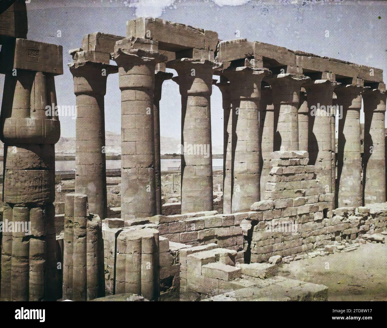 Temple archaeological vestige column egyptian polytheism habitat hi-res ...