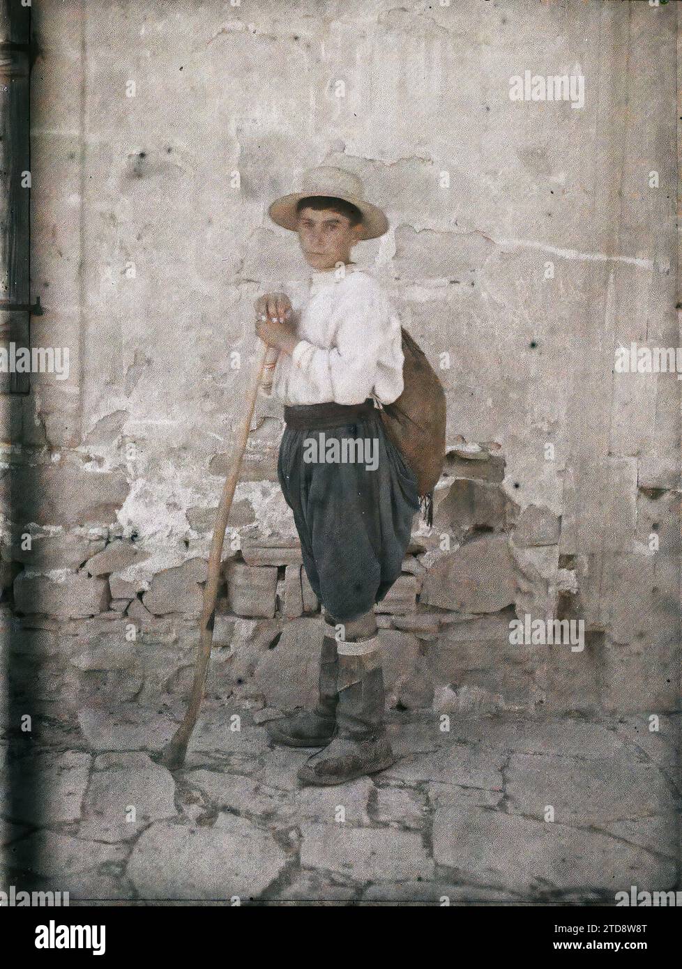 Kythrea, Cyprus A young shepherd, Economic activity, Human beings ...