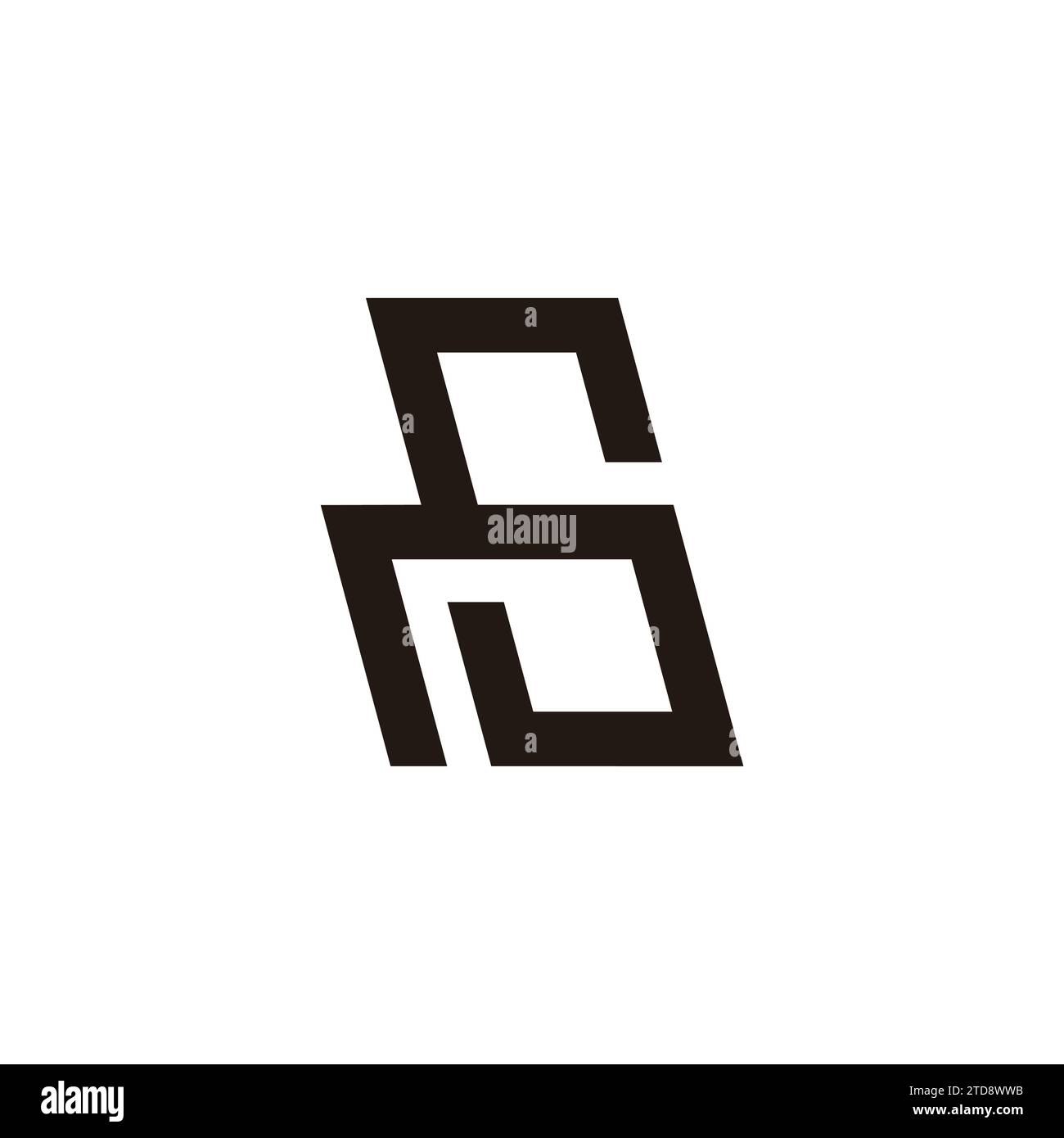 letter se abstract simple line logo vector Stock Vector Image & Art - Alamy