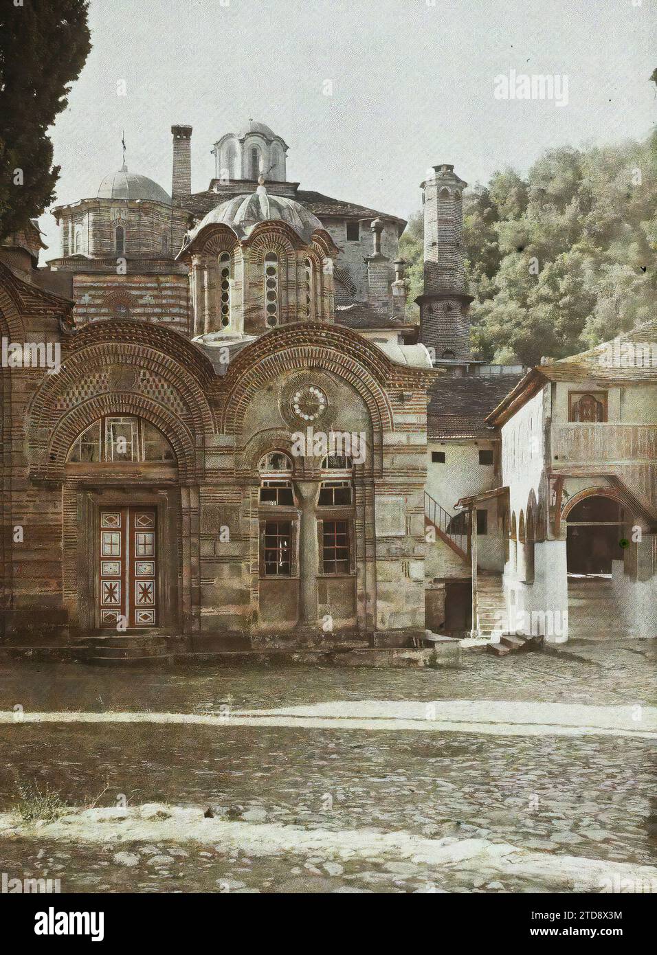 The monastery of Hilandar, Greece, Religion, Art, Habitat, Architecture, Christianity, Orthodox ...