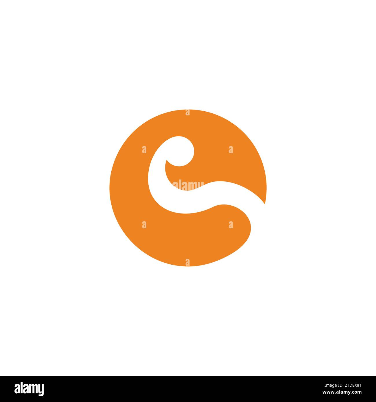 letter es simple circle curves geometric logo vector Stock Vector Image ...