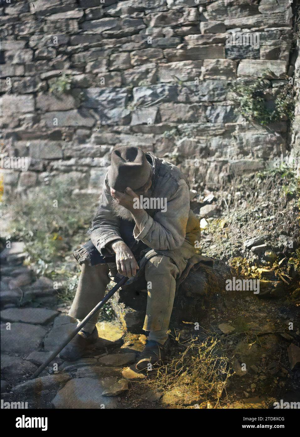Old blind man hi-res stock photography and images - Alamy
