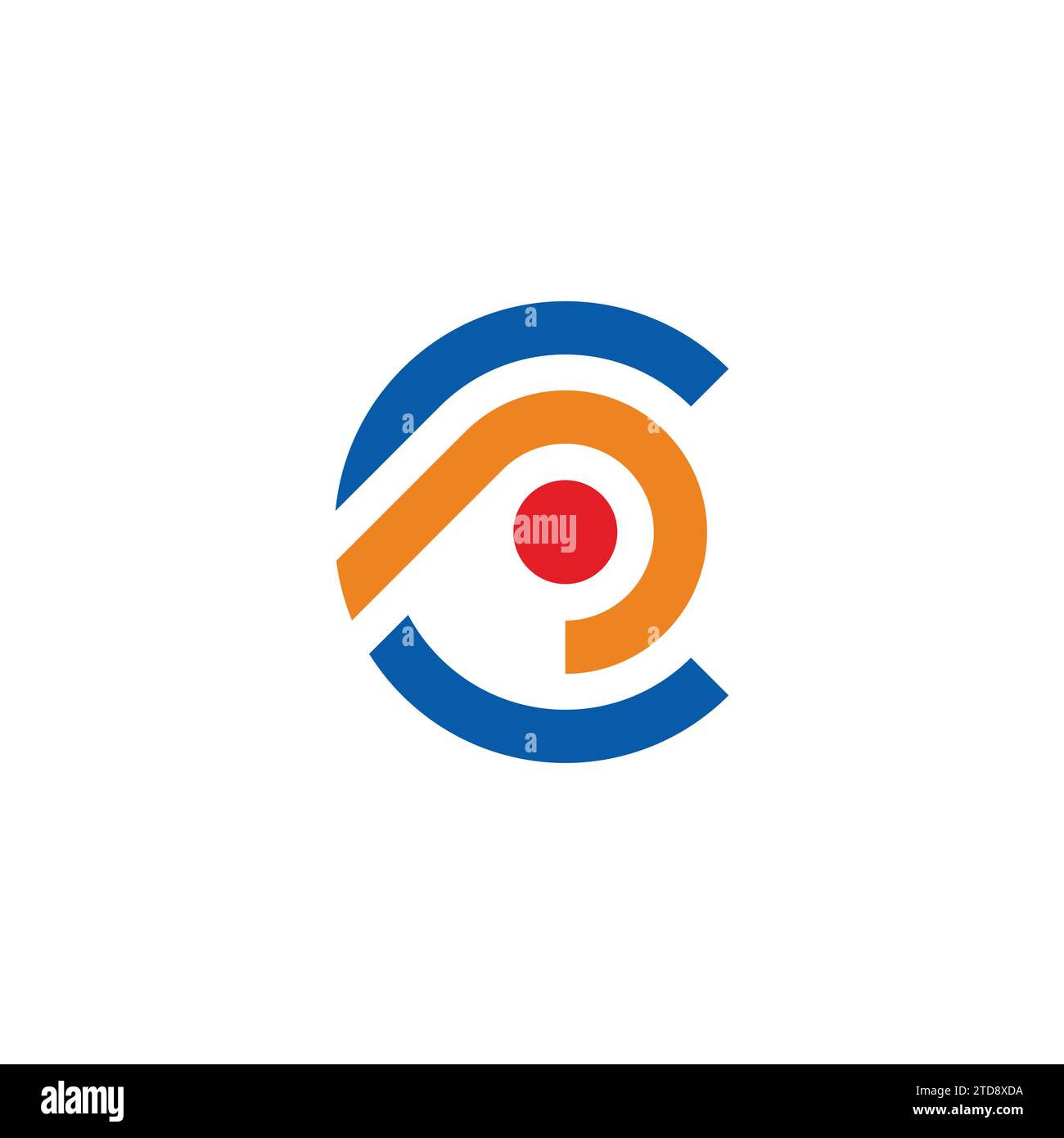 letter cr round rotate logo vector Stock Vector Image & Art - Alamy