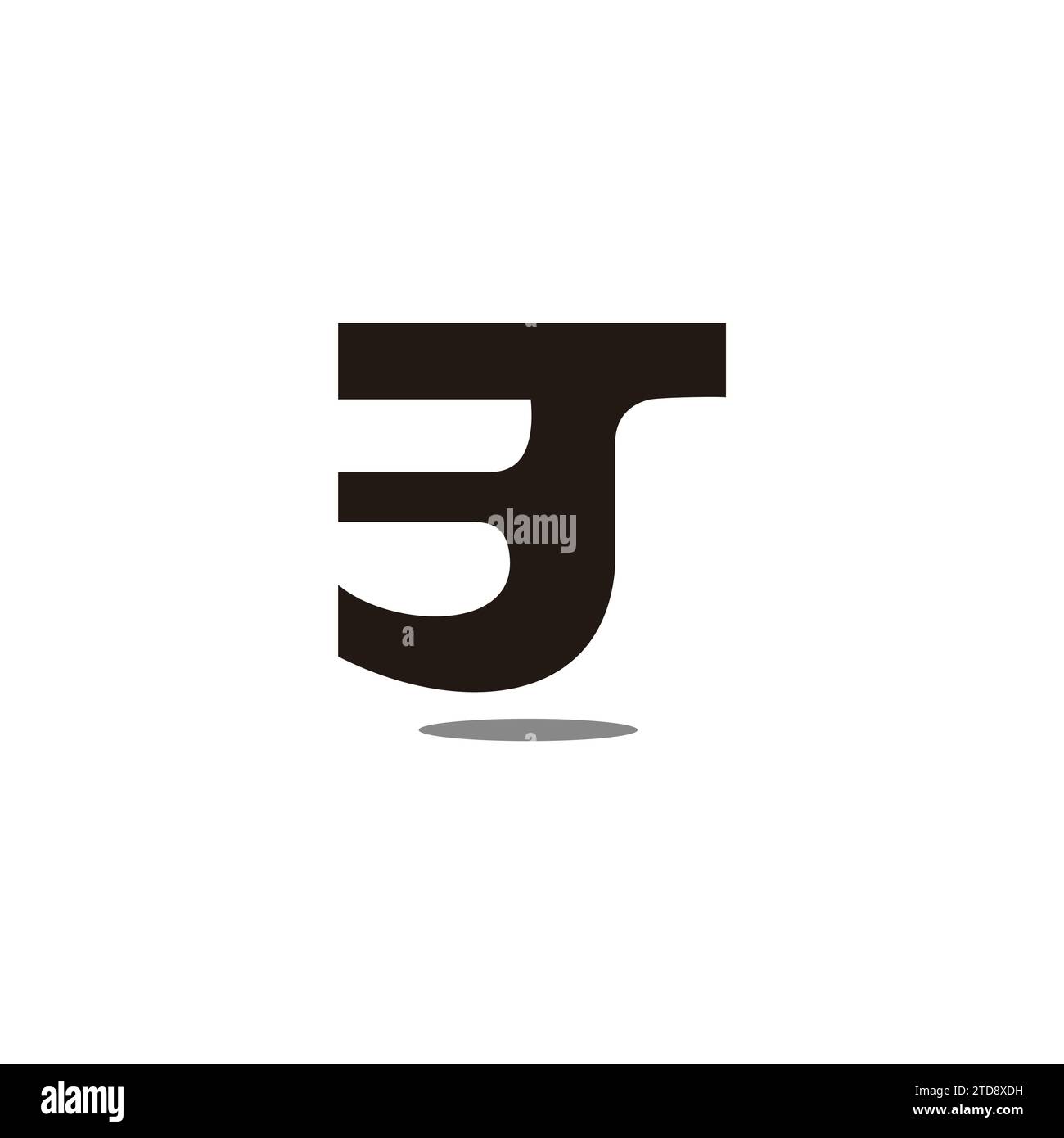 letter t fast run simple geometric logo vector Stock Vector Image & Art ...