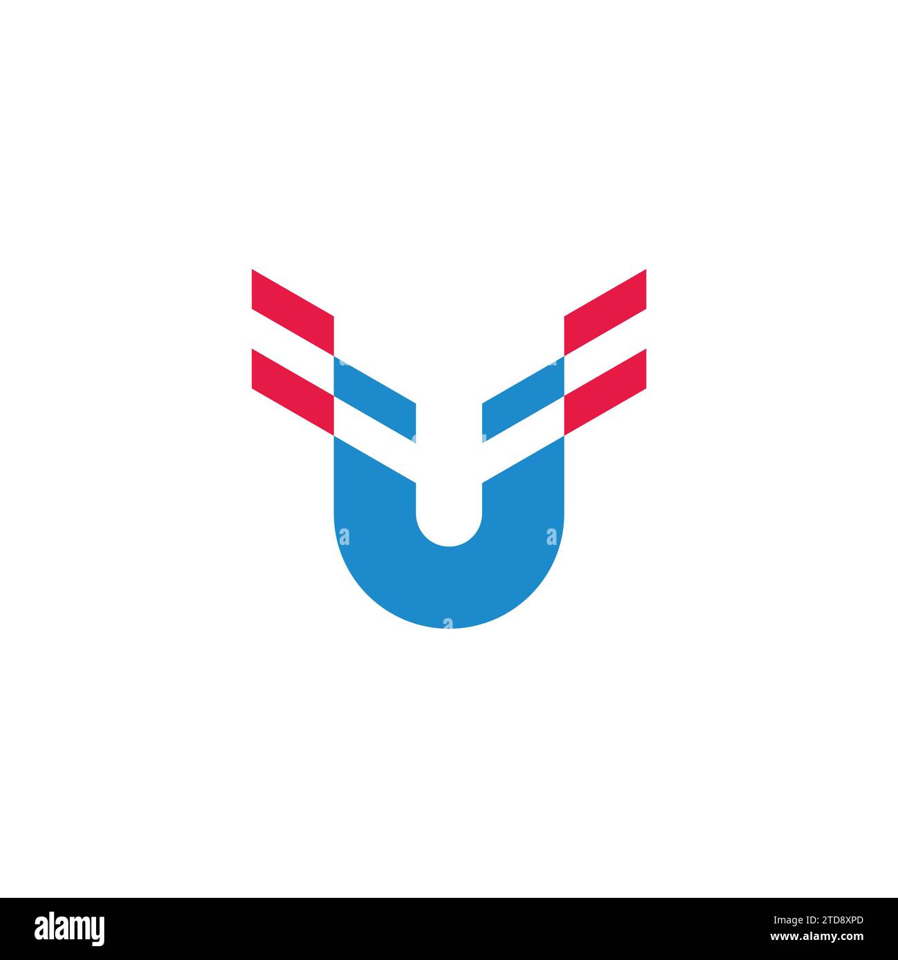 letter u stripes motion movement logo vector Stock Vector Image & Art ...