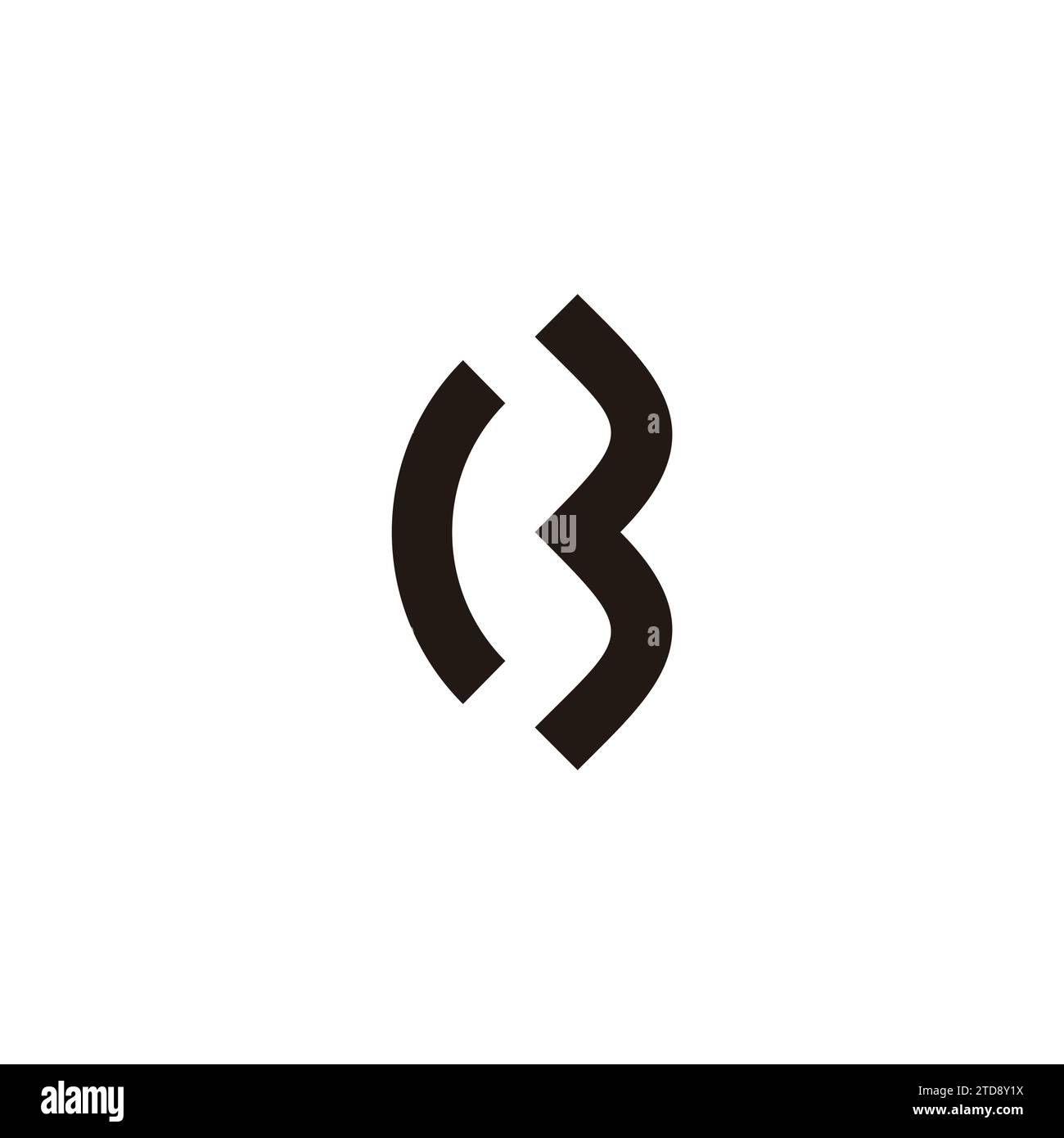 Flat cute fun letter Cut Out Stock Images & Pictures - Alamy