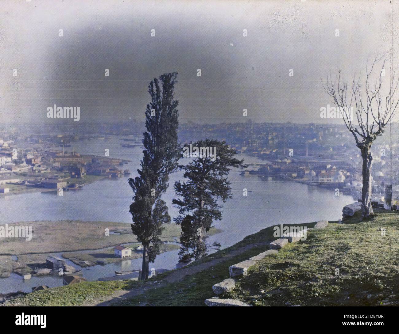 Constantinople (present-day Istanbul), Turkey The Golden Horn from the ...