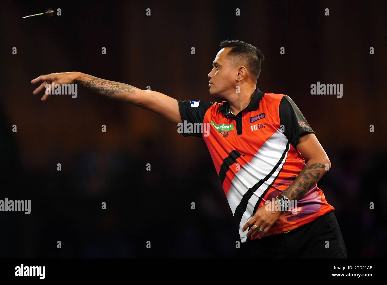 Lourence Ilagan in action against Matt Campbell (not pictured) on day ...