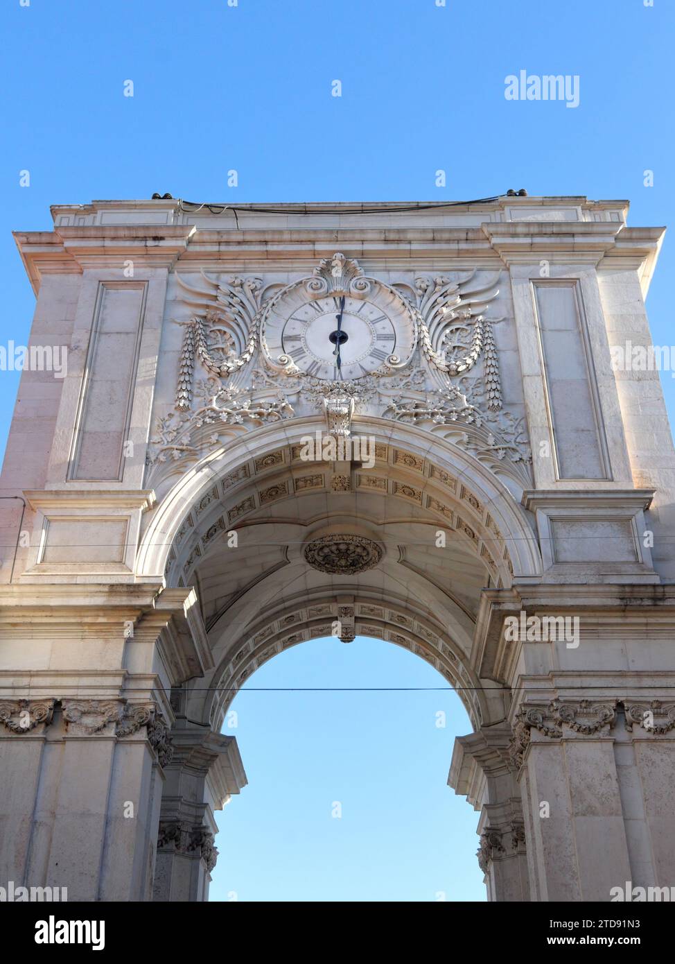 The Rua Augusta Arch (Arco da Rua Augusta), built to commemorate the ...