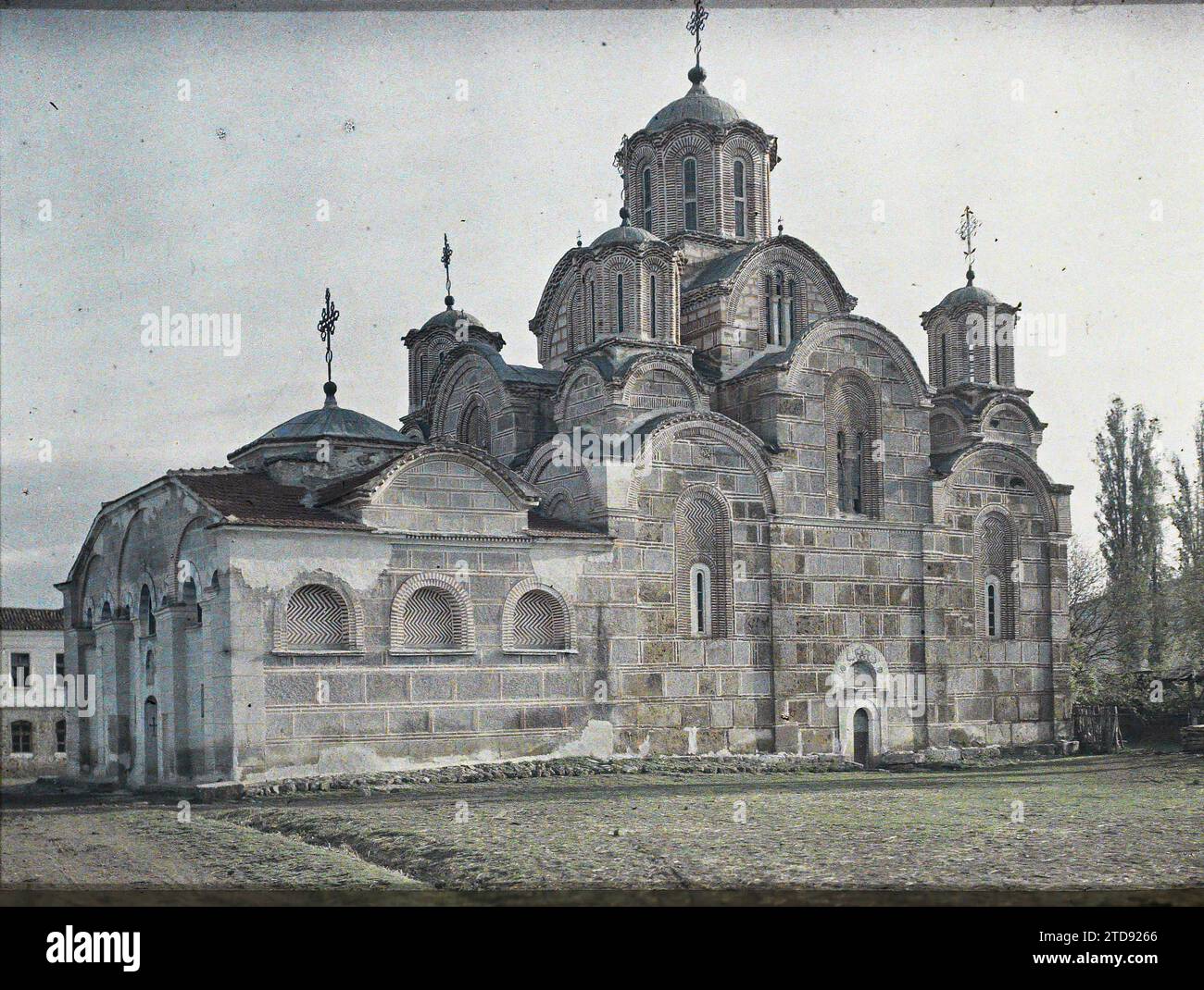 Gracanica, Kosovo, Serbia Overview of the monastery church, Religion ...