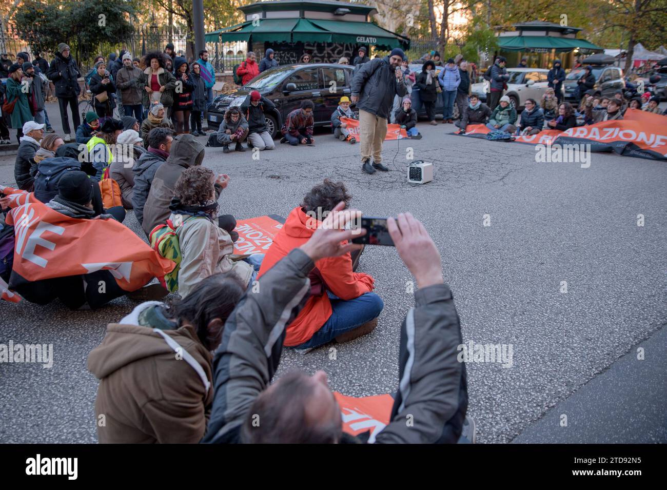 Rome, Italy. 16th Dec, 2023. ANDREA COLAMEDICI, Italian essayist and ...