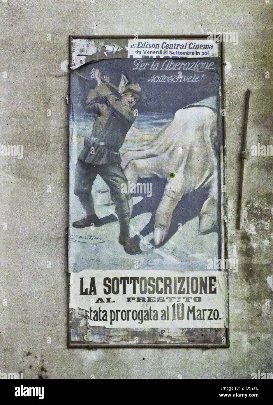 World war italian propaganda poster hi-res stock photography and images ...