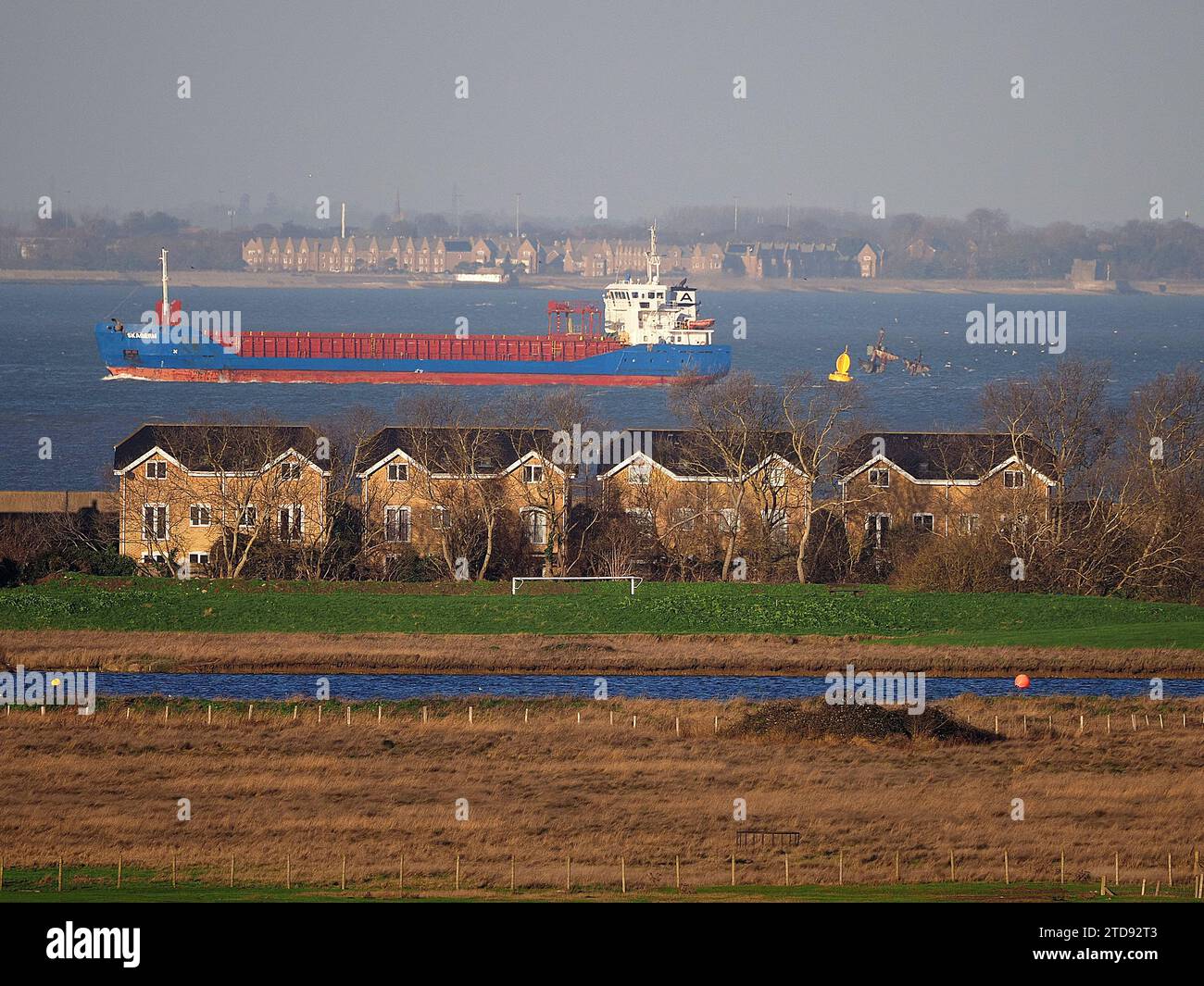 Sheerness, Kent, UK. 17th Dec, 2023. A view of properties that could be ...