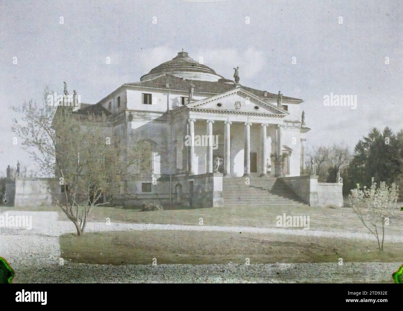 Vicenza, Italy The Rotunda villa, Art, Statue, Sculpture, Villa ...