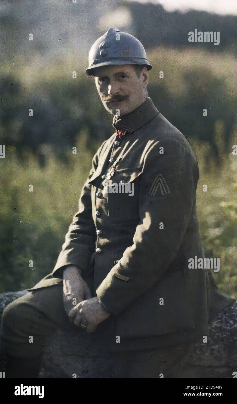 Noyon, France, First World War, Personality, Clothing, Human Beings, Society, Rear Front ...