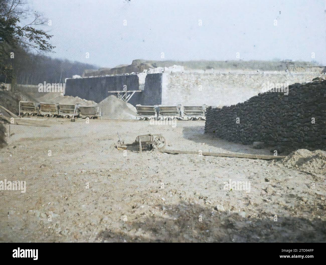 Paris, France The demolition of the fortifications at the Porte d ...