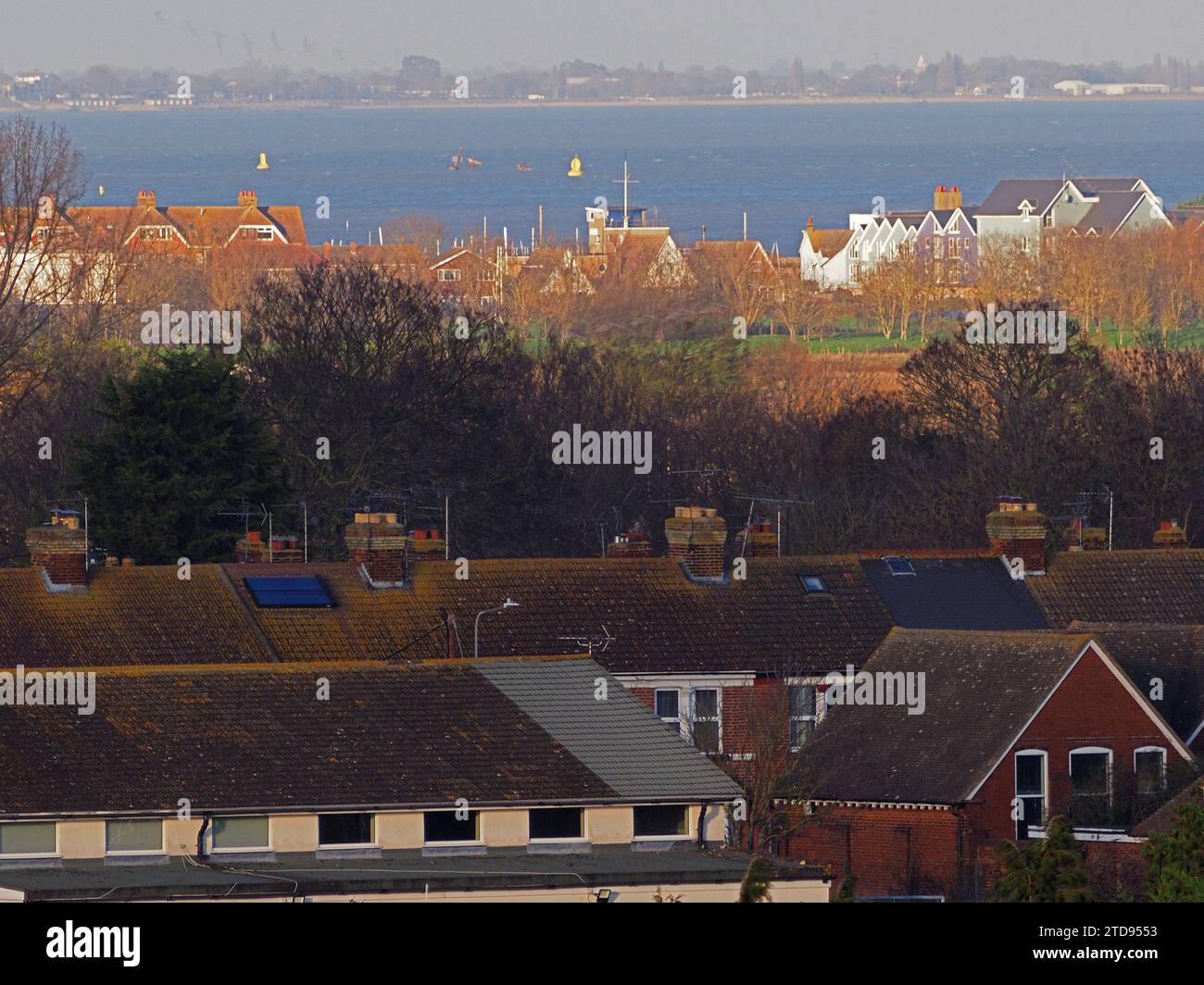 Sheerness, Kent, UK. 17th Dec, 2023. A view of properties that could be ...