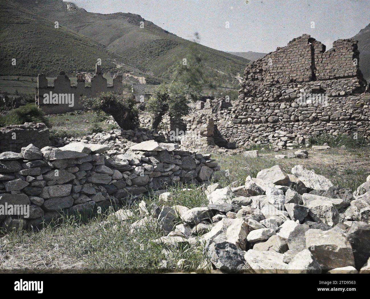 Between Monastir (current Bitola) and Rezna (current Resen), Macedonia ...