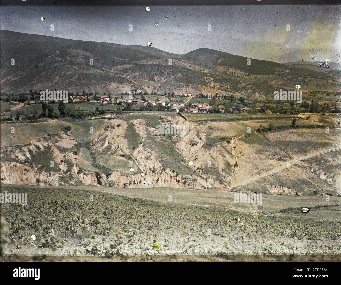 Between Monastir (current Bitola) and Rezna (current Resen), Macedonia ...