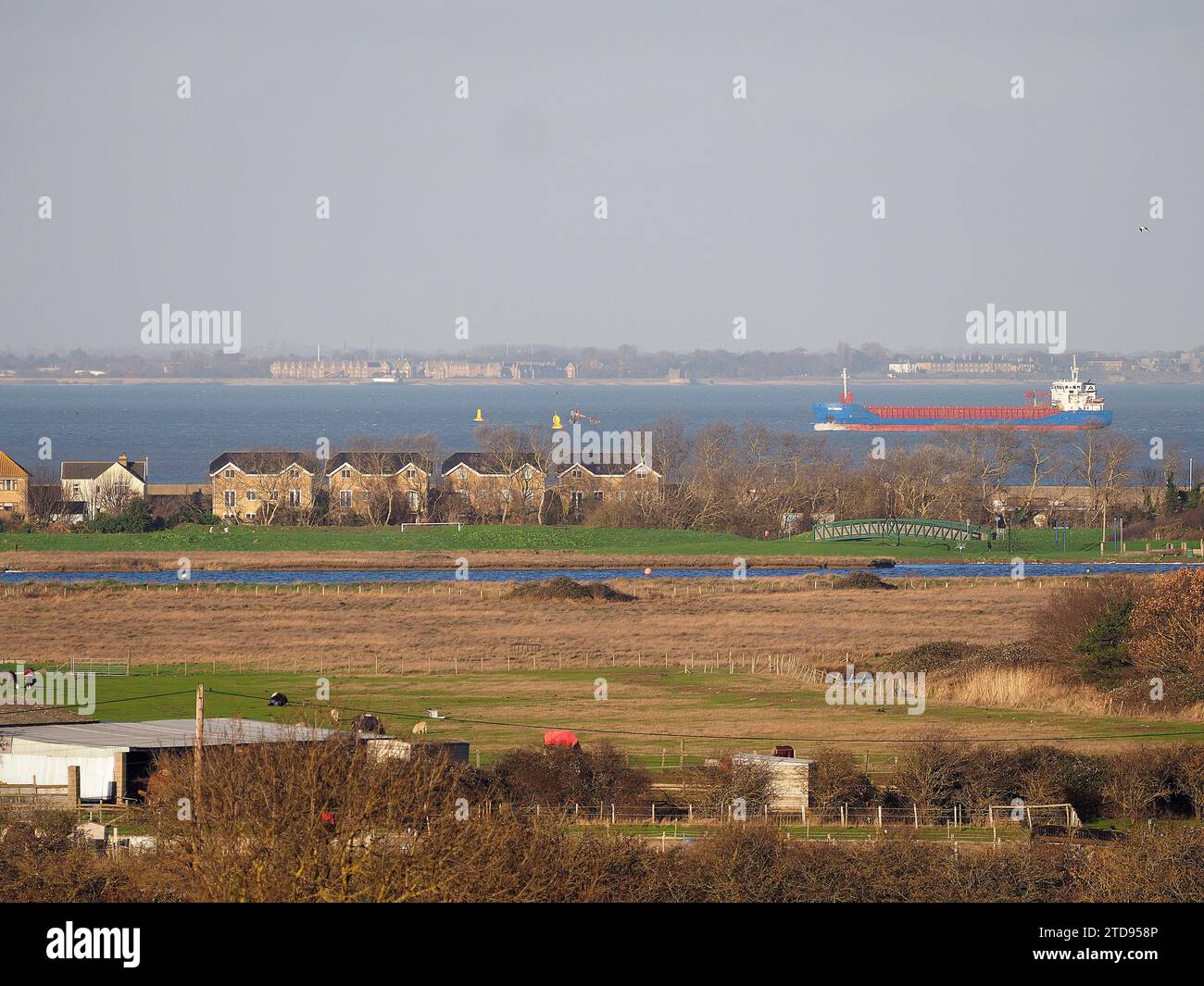 Sheerness, Kent, UK. 17th Dec, 2023. A view of properties that could be ...