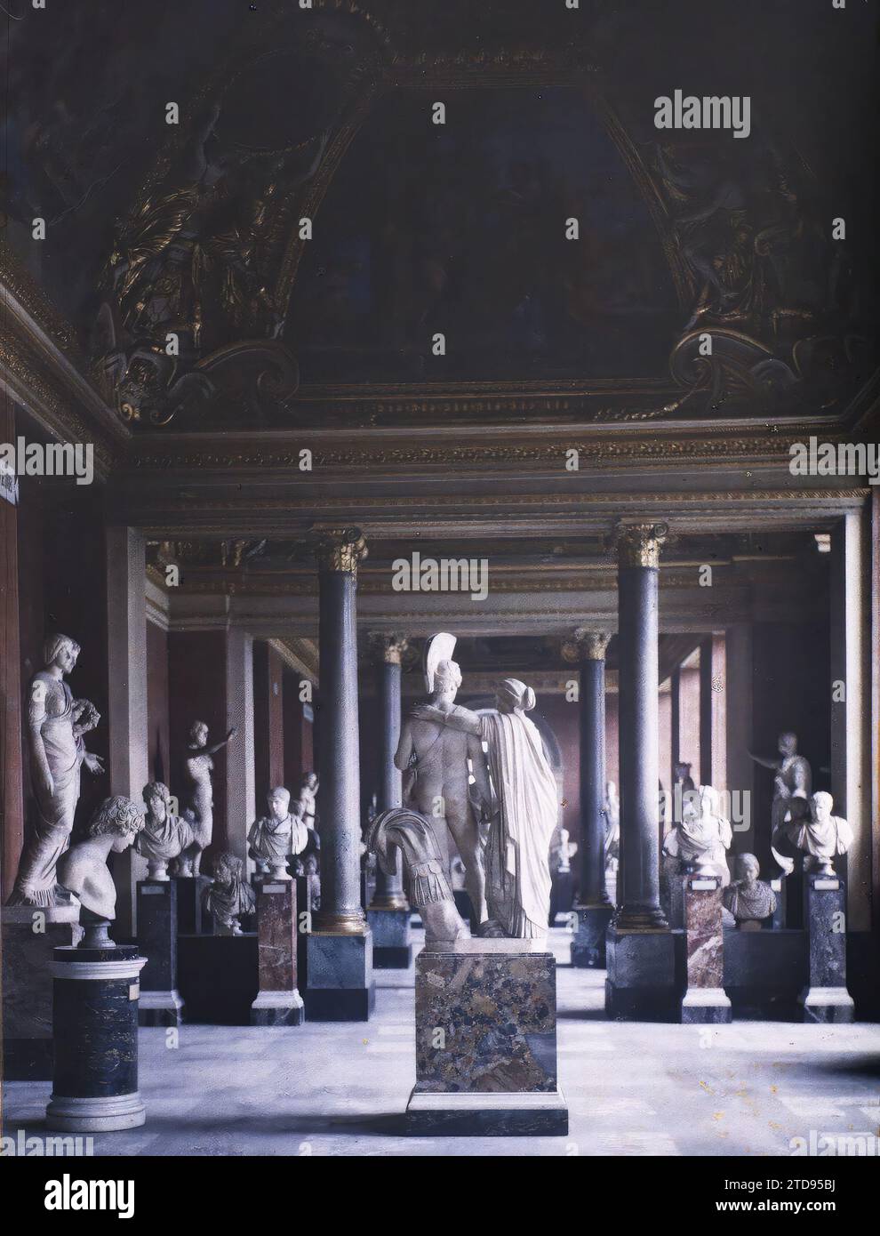 Paris (1st arr.), France Roman sculpture room of Septimius Severus ...