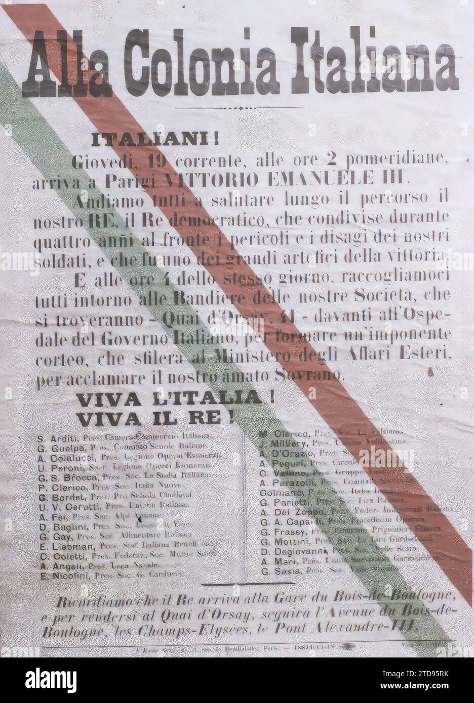 Italian colony poster hi-res stock photography and images - Alamy