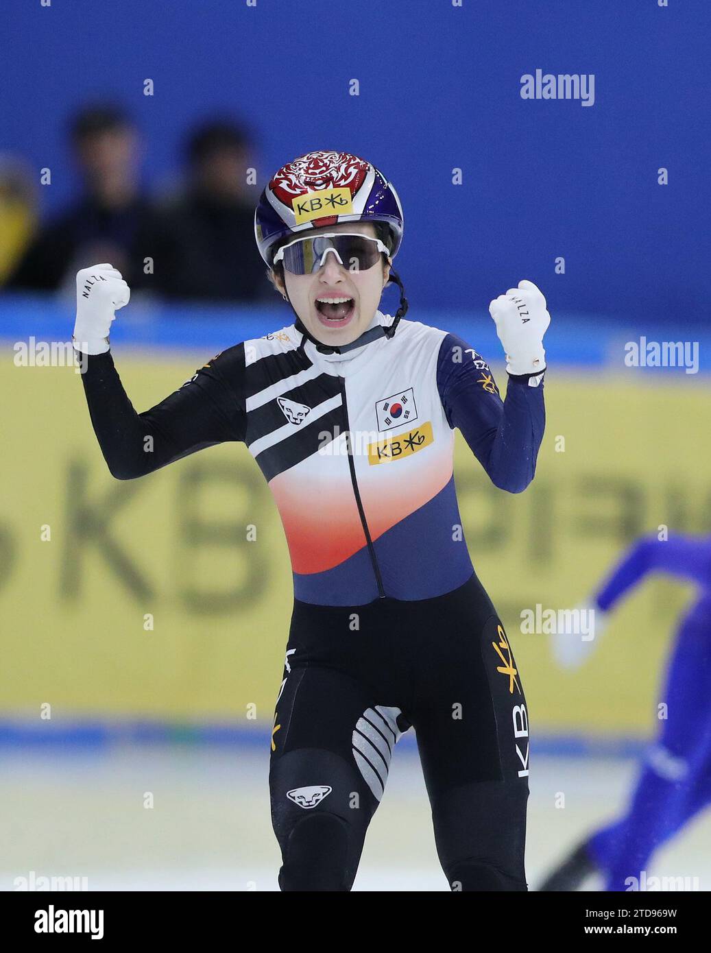 Seoul, South Korea. 17th Dec, 2023. Kim Gilli of South Korea celebrates ...