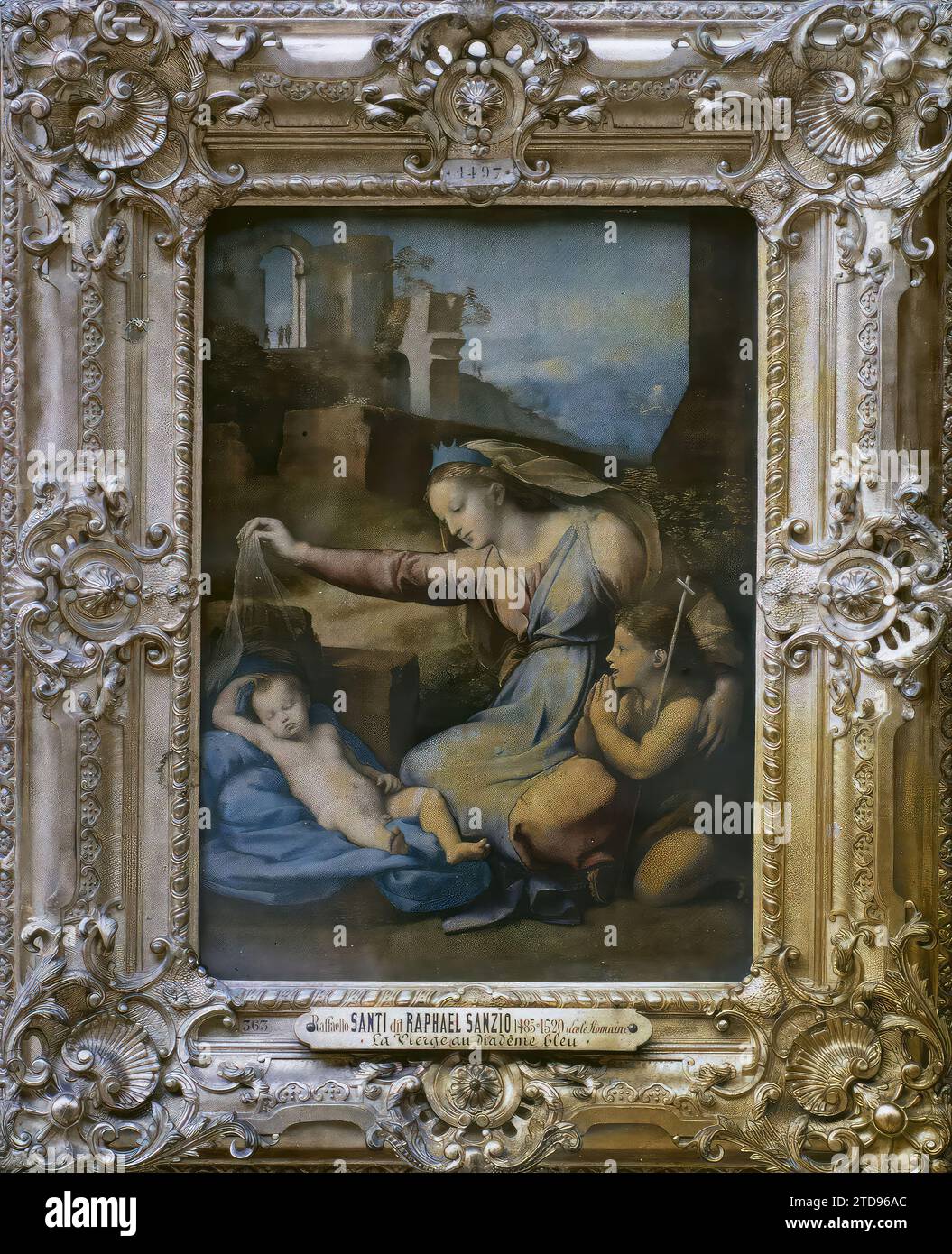 Paris (1st arr.), France The Virgin and Child with little Saint John ...