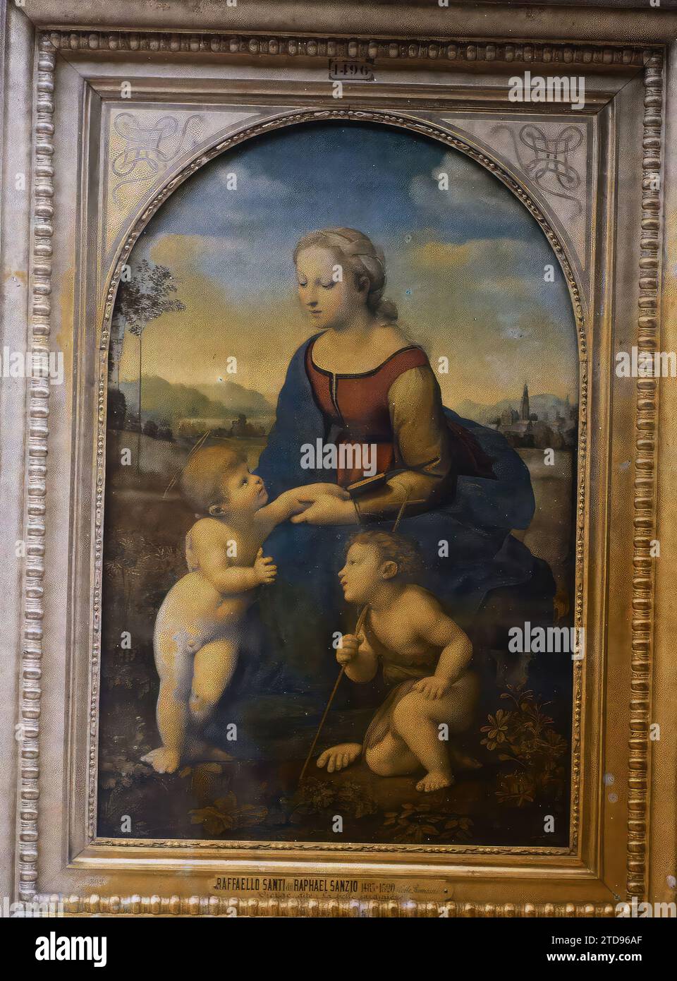 Paris (1st arr.), France The Virgin and Child with little Saint John ...