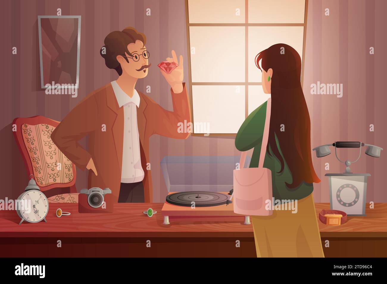 Pawn shop interior hi-res stock photography and images - Alamy