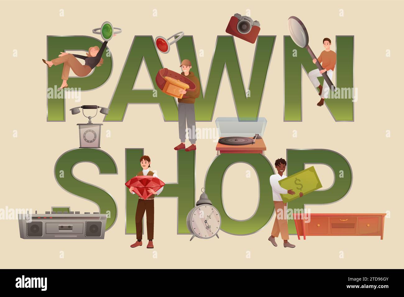 Collateral text Stock Vector Images - Alamy